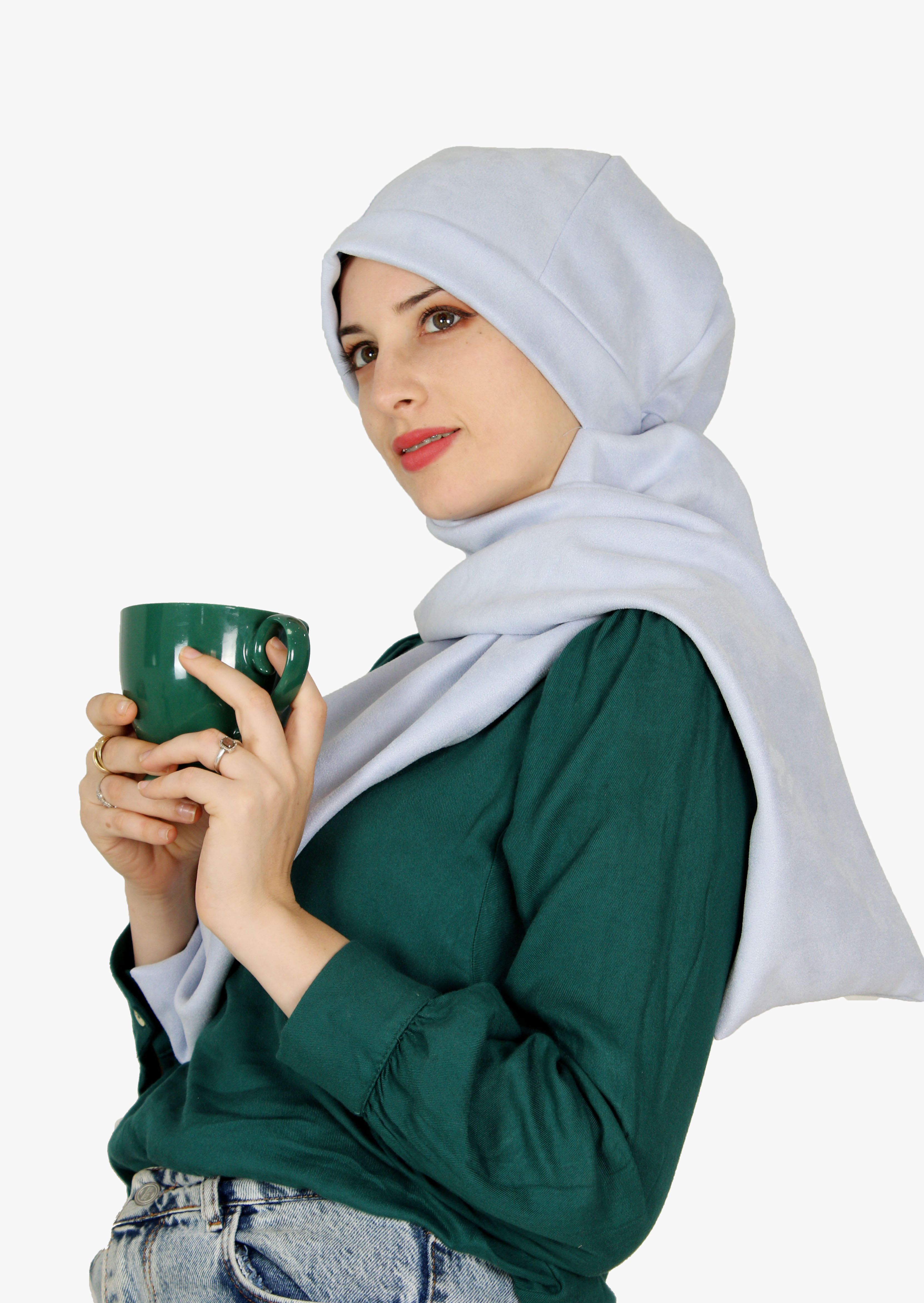 Hijeb Bonnet cache-col Vert Clair | Maison d'arrangement | Site de ...