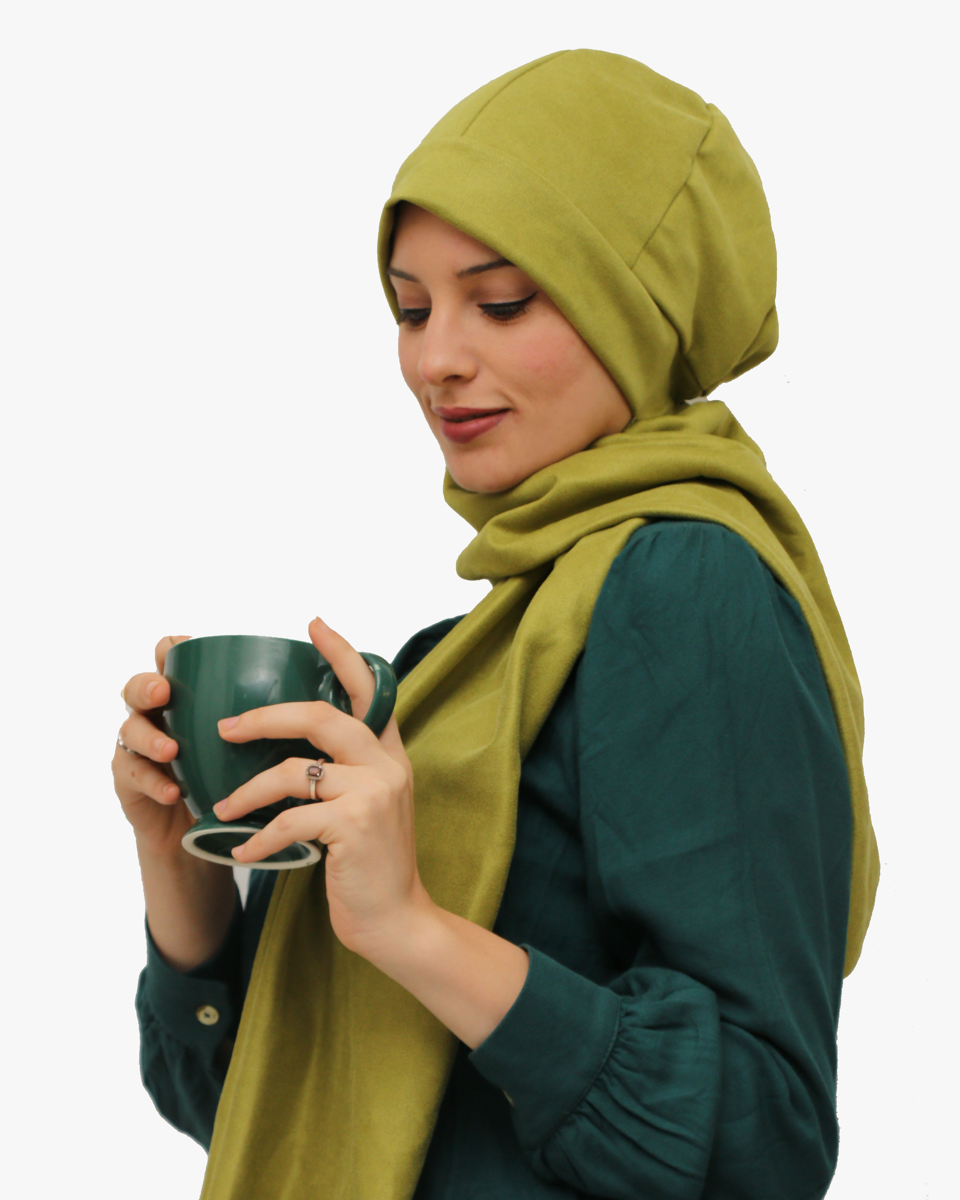 Hijeb Bonnet cache-col Vert Clair | Maison d'arrangement | Site de ...